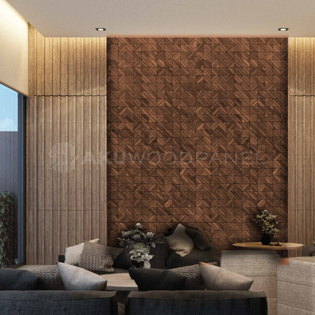 Decopanel Smoked Brown 60x60 cm Kopen? – AKU Woodpanel NL